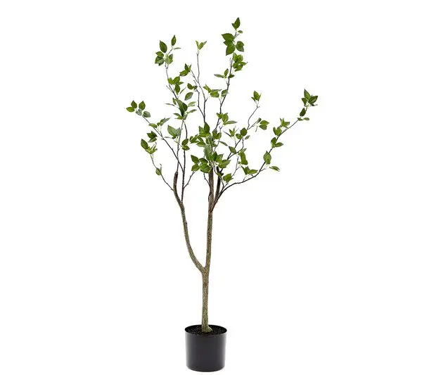 NEARLY NATURAL 4-ft Minimalist Citrus Artificia L Tree