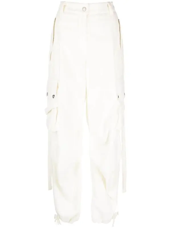 MSGM Wide-leg Cargo Trousers
