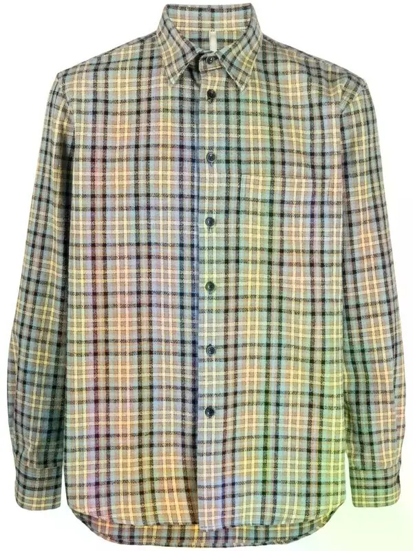 SUNFLOWER Ace Plaid-pattern Shirt