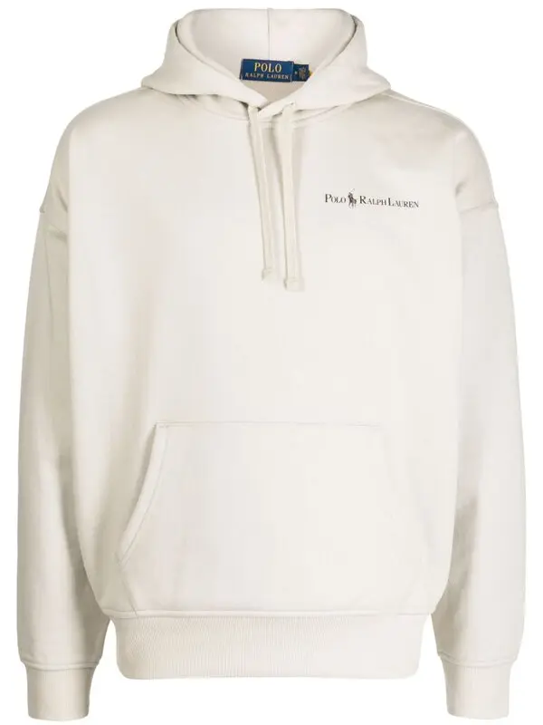 Ralph Lauren Logo-print Hoodie - Neutrals
