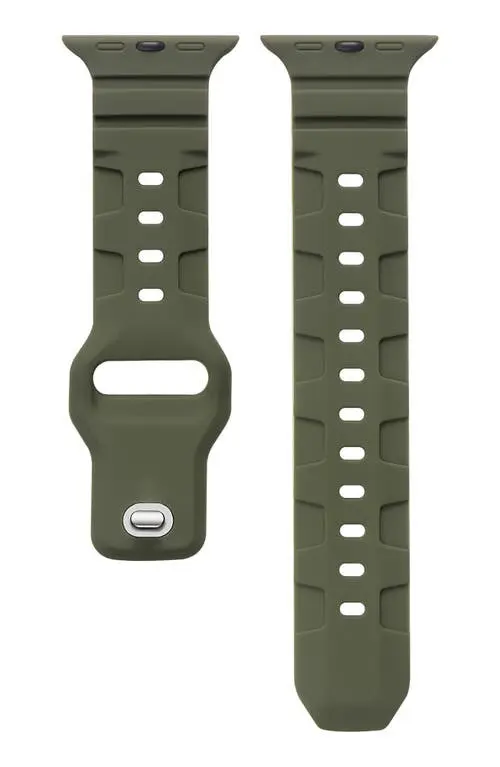 THE POSH TECH Ridge 27mm Apple Watch® Band - Green