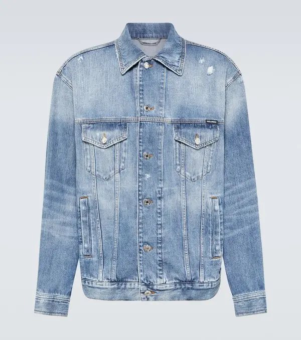 Dolce & Gabbana Distressed Denim Jacket
