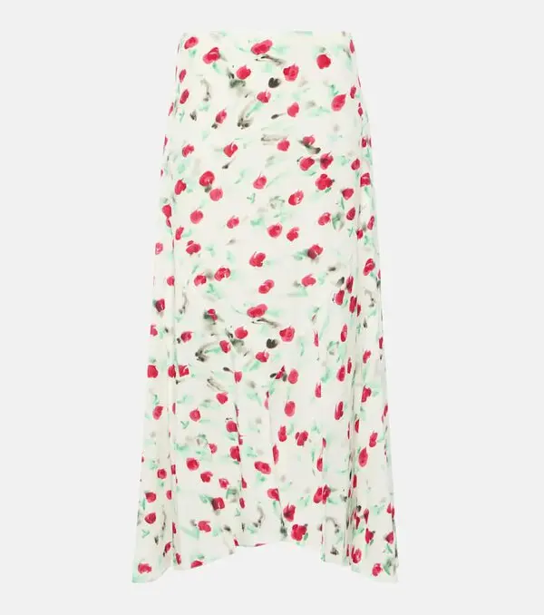 Marni Printed Midi Skirt - Multicoloured