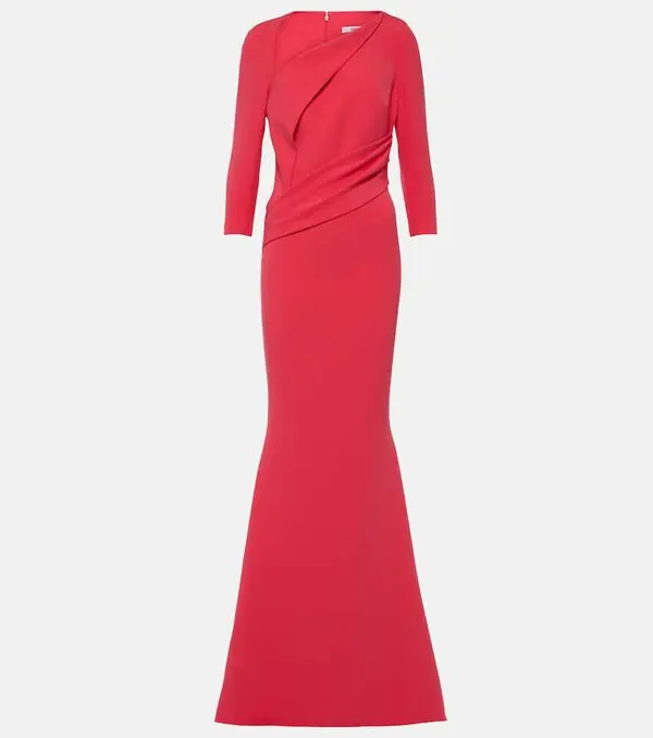 Safiyaa Pollina Crêpe Gown - Pink