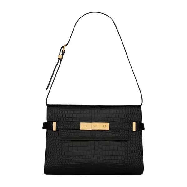 Saint Laurent Manhattan Small Shoulder Bag - Black