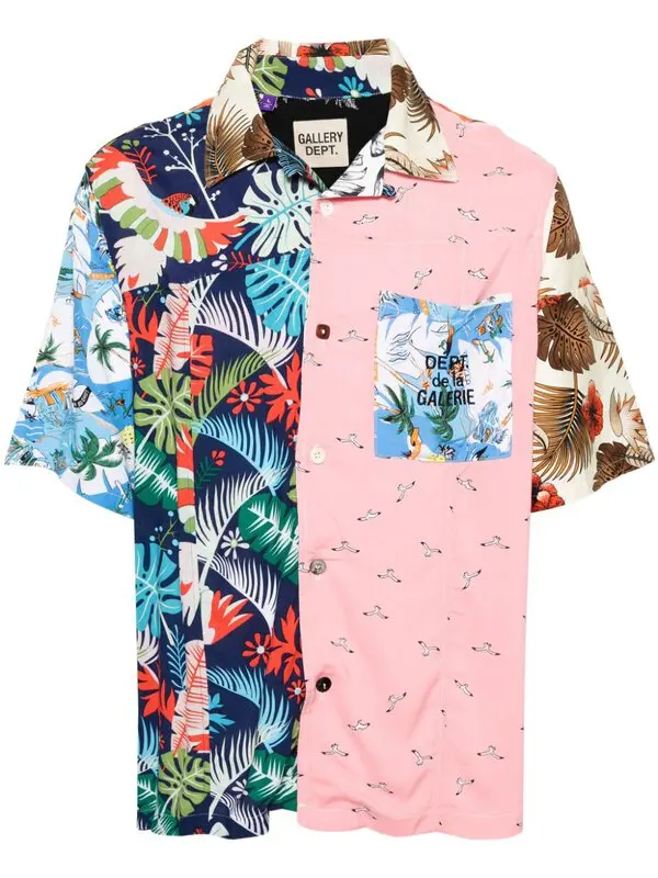 GALLERY DEPT. All-over Graphic-print Shirt - Pink