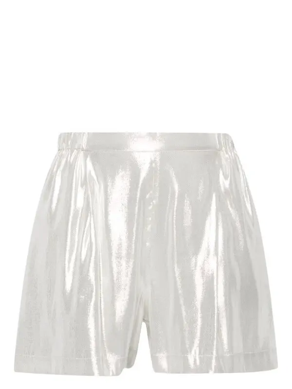 Carine Gilson Wide-leg Lurex Pyjama Shorts