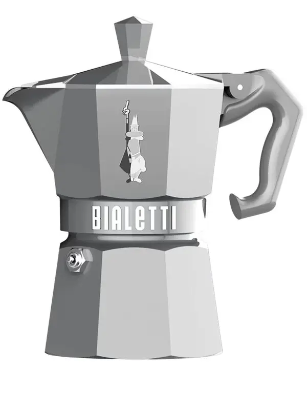 BIALETTI Moka Express Lasered-alfonso Coffee Maker - Silver