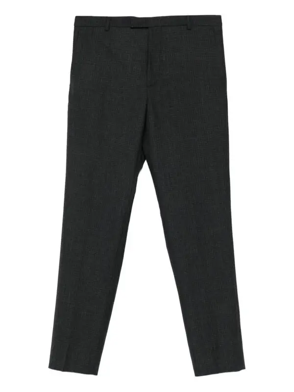 Gucci Wool Checked Trousers