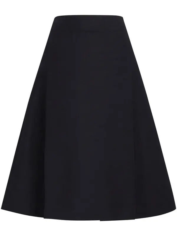 Marni A-line Cotton Midi Skirt