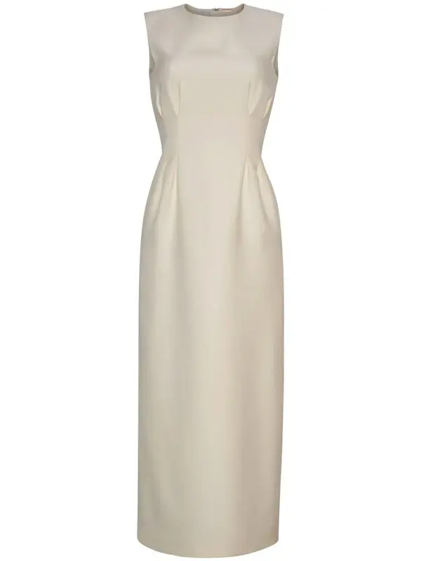 Adam Lippes Ophelia Sheath Dress - Neutrals