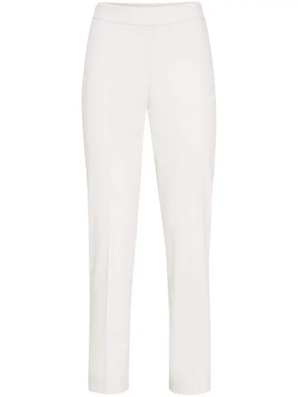 Brunello Cucinelli Stretch-cotton Capri Trousers - Neutrals