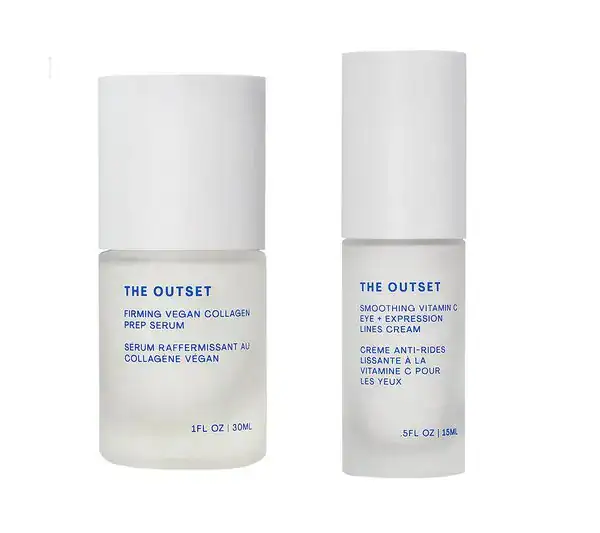The Outset Ultimate Duo: Vitamin C Eye Cream + Collagen Serum - One ...