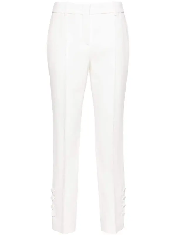 Ermanno Scervino Pressed-crease Cady Trousers