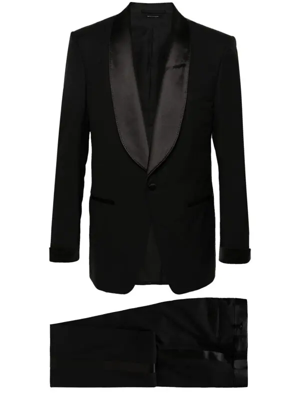 TOM FORD Single-breasted Dinner Suit - Black