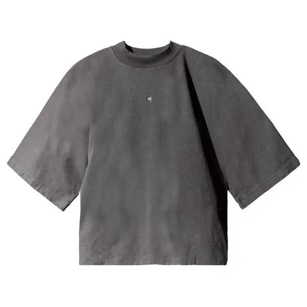 Yeezy Engineered Balenciaga Logo No Seam Tee 'dark - Grey