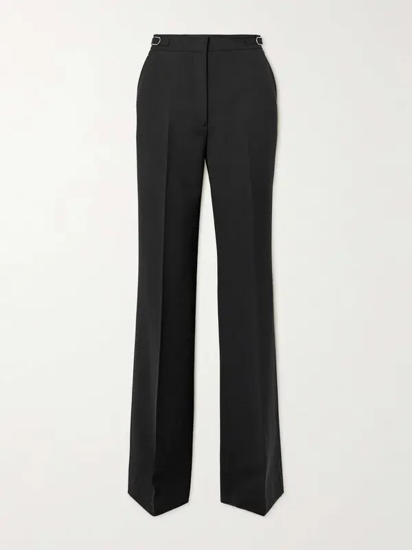 Gabriela Hearst Vesta Wool-crepe Pants - Black