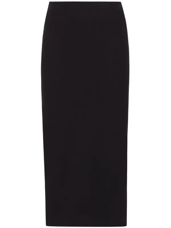 Dolce & Gabbana High-waisted Midi Skirt - Black