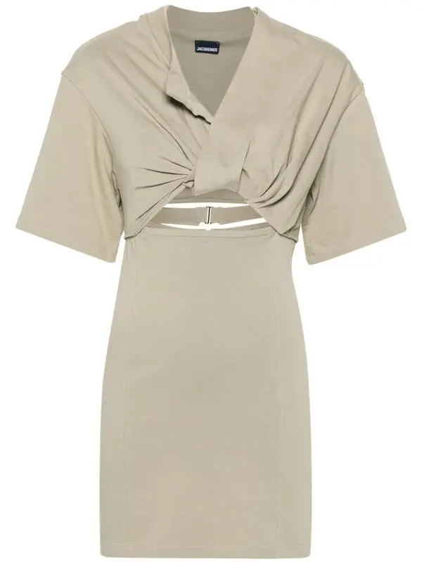 Jacquemus La Robe T-shirt Bahia Minidress - Neutrals