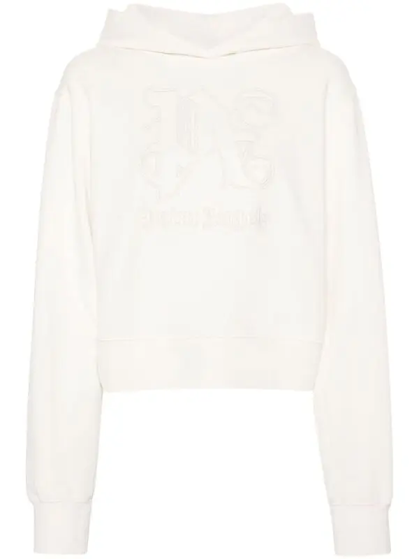 Palm Angels Monogram Cotton Hoodie
