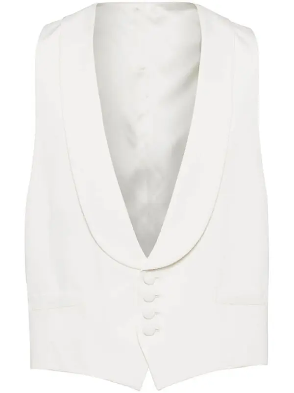 Brunello Cucinelli Shawl-lapels Silk Waistcoat