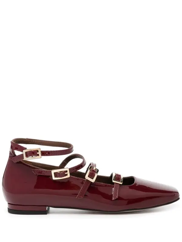 ALOHAS Luke Multi-strap Ballerina Shoes - Red