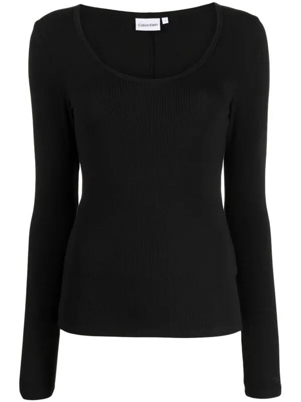 Calvin Klein Ribbed-knit Top