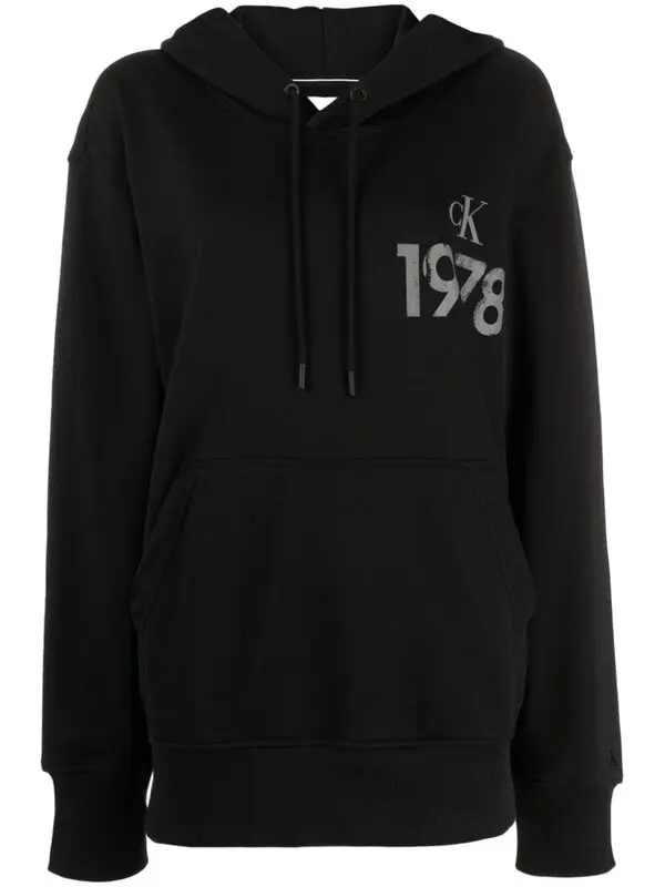 Calvin Klein Print Cotton Hoodie