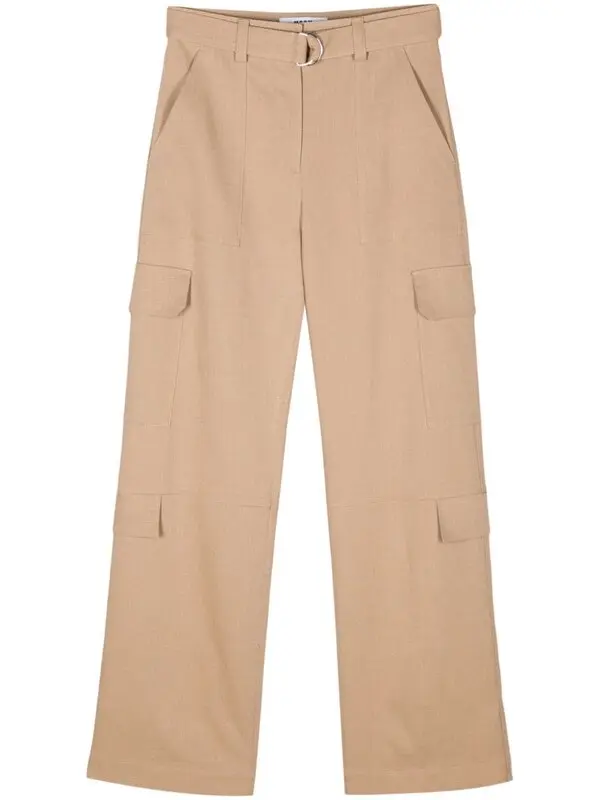 MSGM Tapered Cargo Trousers - Neutrals