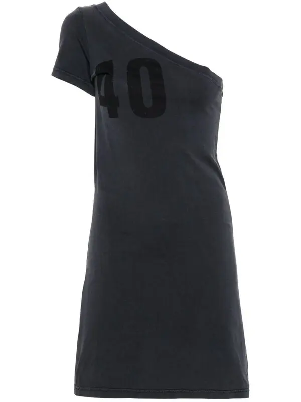 COURREGES Number-print Mini Dress