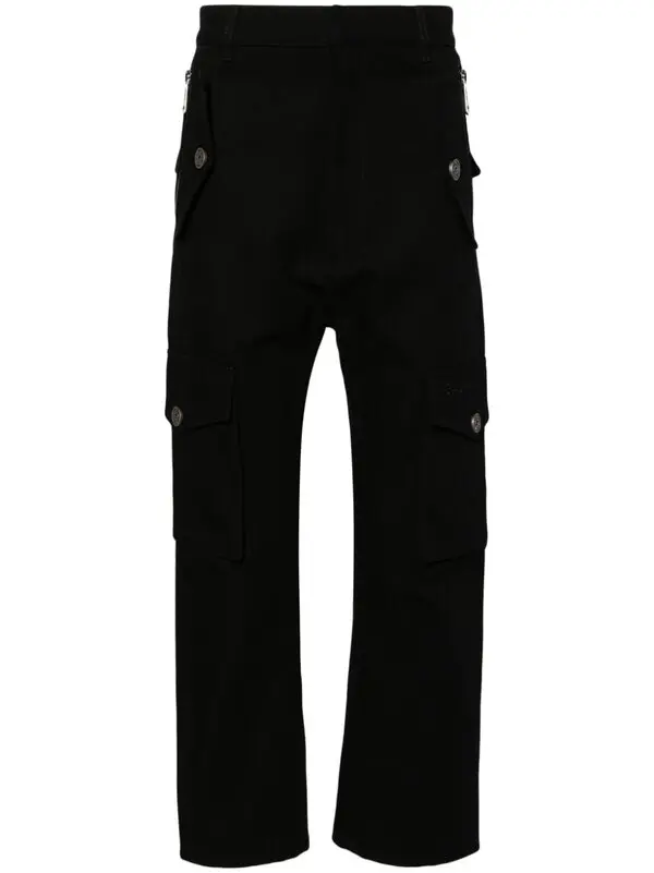Balmain Straight-leg Canvas Cargo Trousers