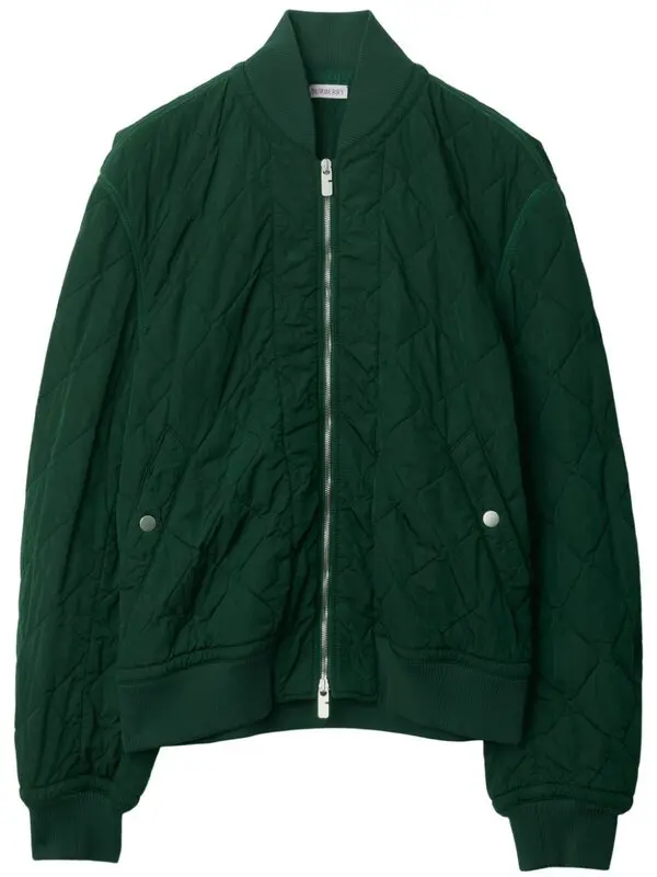 Burberry Quilted Zip-up Bomber Jacket
