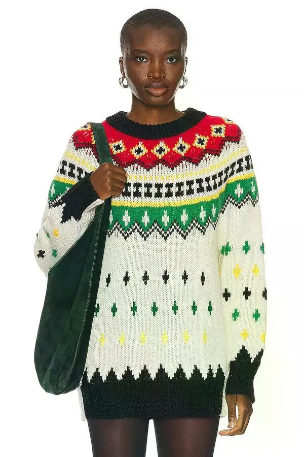 Moncler Knit Sweater - White Multi