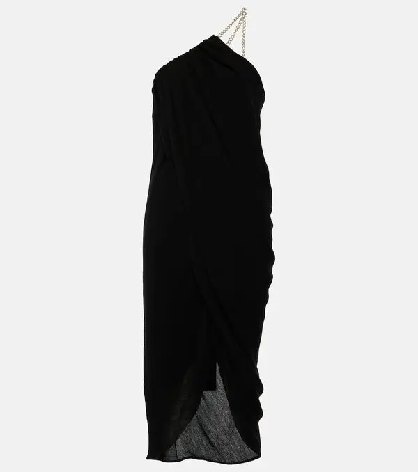 Chloé One-shoulder Midi Dress