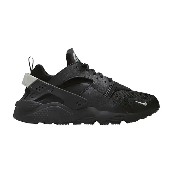 Nike Air Huarache ' Metallic Silver - Black | Editorialist