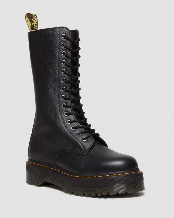 Dr. Martens 1b99 Pisa Leather Mid Calf Boots - Black