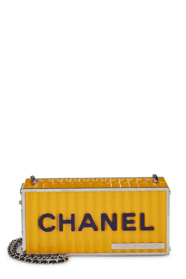 Chanel Paris-hamburg Acetate Shipping Container Bag - Orange | Editorialist