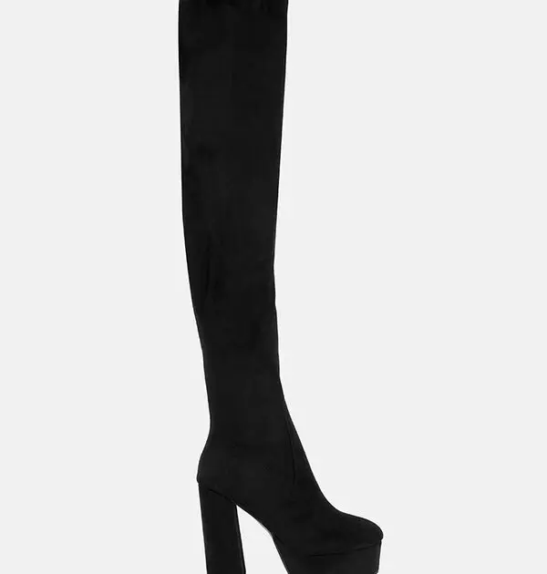 LONDON RAG Bubble Platform Boot - Black | Editorialist