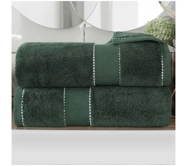 SUPERIOR Niles Egyptian Giza Cotton Ultra-plush 2pc Bath Sheet