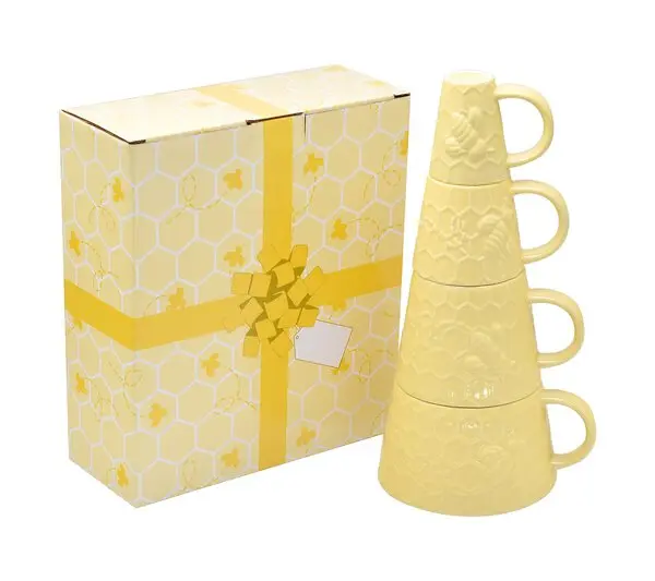 TEMP-TATIONS 4-piece Stacking Mug Tower