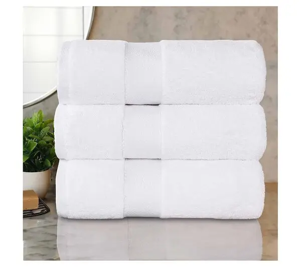 SUPERIOR Niles Egyptian Giza Cotton Ultra-plush 3pc Bath Towel
