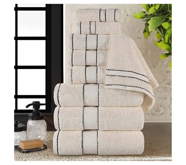 SUPERIOR Niles Egyptian Giza Cotton Ultra-plush 9-pc Towel Set
