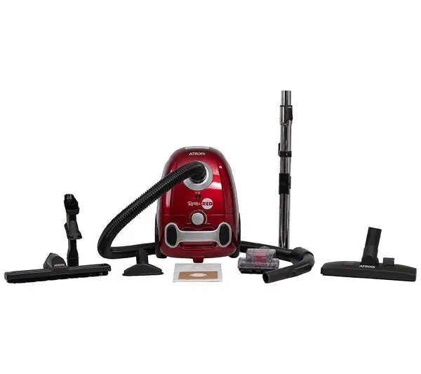 ATRIX Rebel Red Vacuum With Hepa Filtration