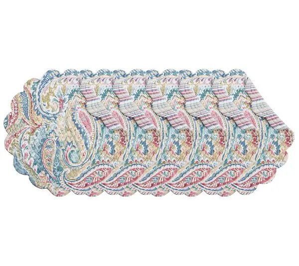 VALERIE PARR HILL Maisie Set Of 6 Round Placemats Valerie