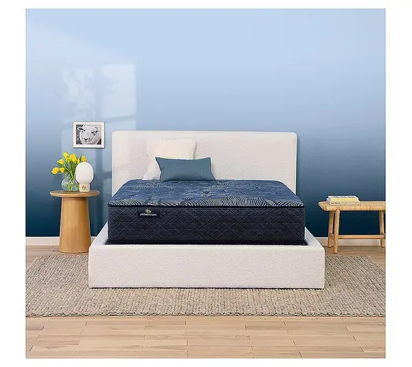 SERTA Cobalt Calm 13.25' Plush Mattress Set -qu En