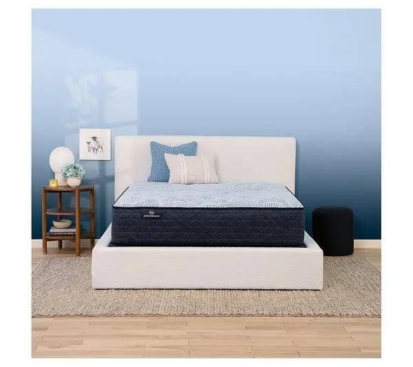 SERTA Blue Lagoon Nights 13.5' Plush Mattress S T -twin