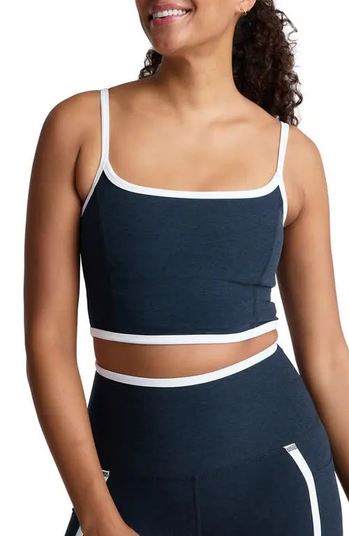 Beyond Yoga Space Dye Crop Camisole - Nocturnal Navy/ Cloud White