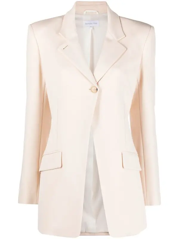 Patrizia Pepe Fly-buckle Twill Blazer