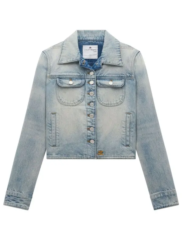 COURREGES Trucker Denim Jacket - Blue
