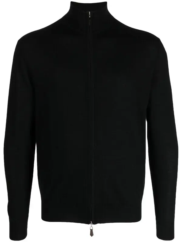 N.peal Hyde Zip-fastening Cardigan - Black